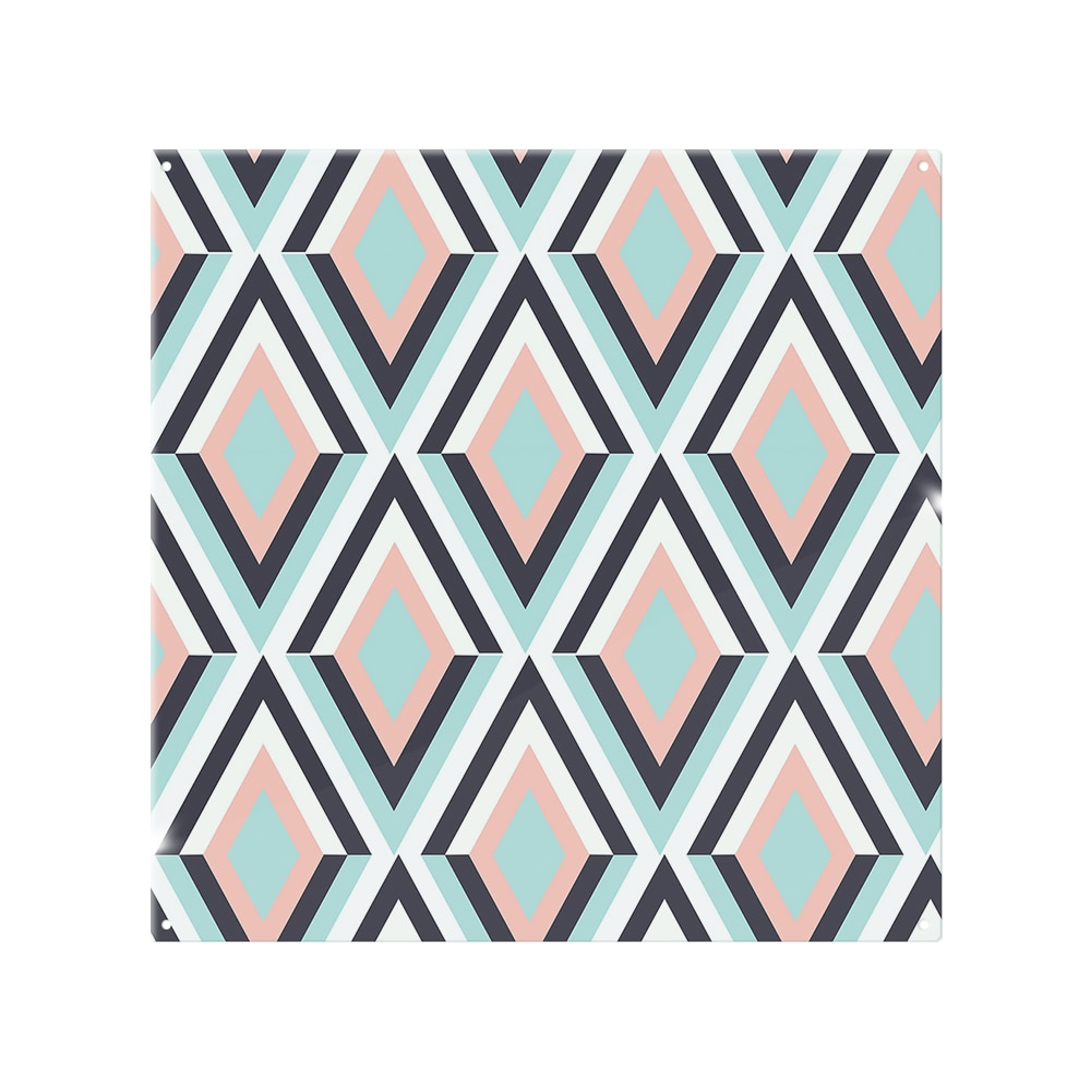 Geometric Pattern Splash Back | White - Tesco Groceries