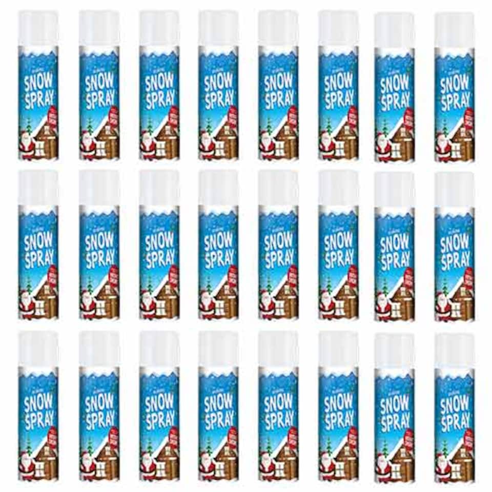Decorative Artificial Snow Spray 85ml - Pack of 24 - Tesco Groceries