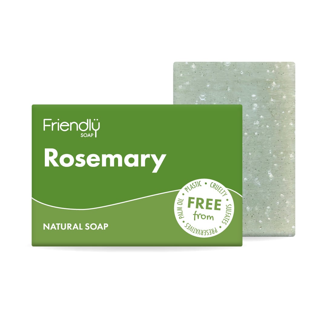 4 x Natural Rosemary Soap Bar - 4 Pack | Green | 1 - Tesco Groceries