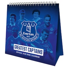EVERTON FC 2026 DESK EASEL CALENDAR - Tesco Groceries