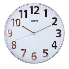 GEEPAS Wall Clock, 12 ''Non-ticking Analog Wall Clock - Tesco Groceries