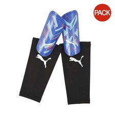 Puma Ultra Light Shin & Ankle Guards (Pack of 2) - Blue/Peppermint - S ...