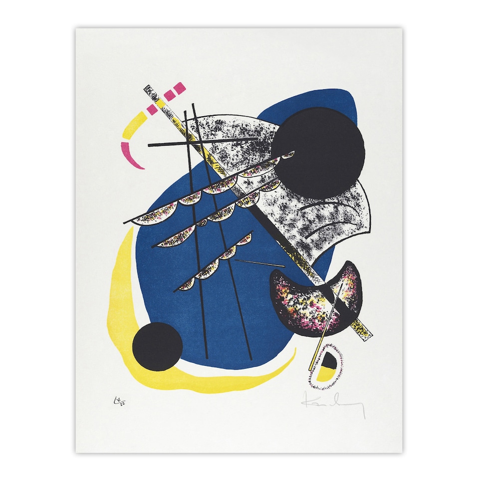 Small Worlds II Abstract Painting Kandinsky Huge Wall Art Poster Print ...