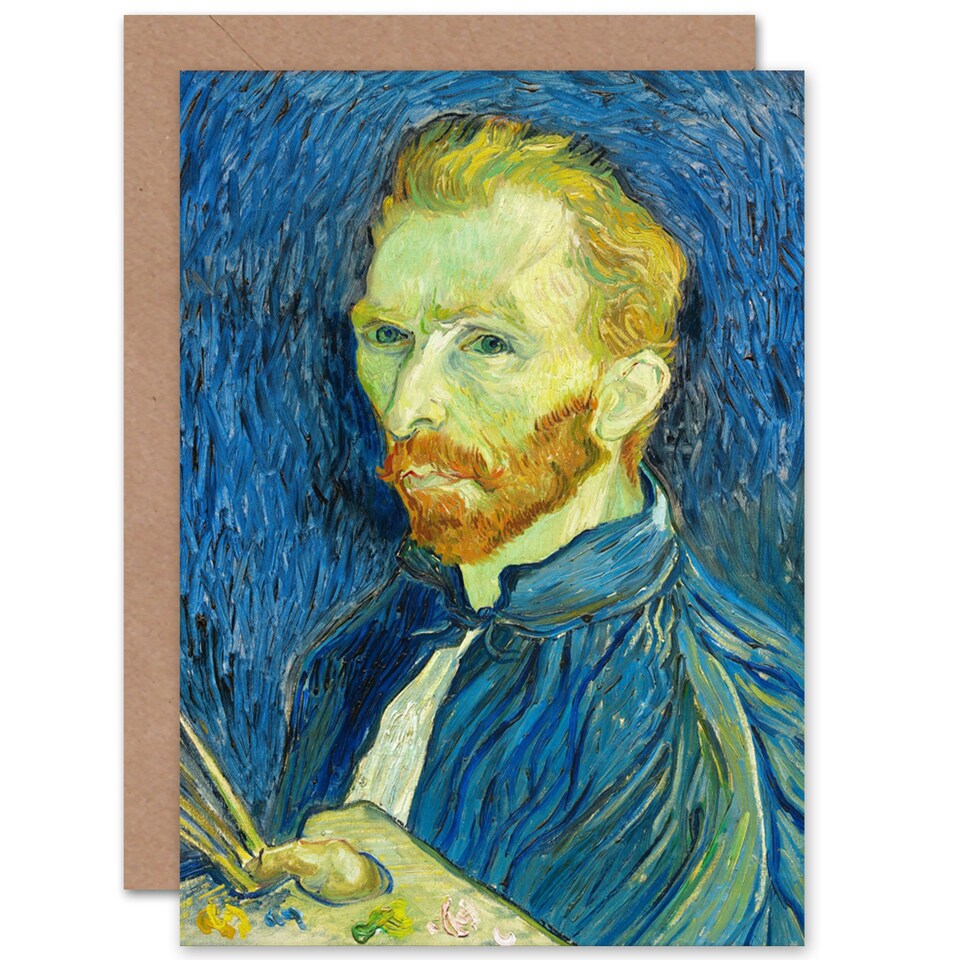 Vincent Van Gogh Self Portrait Blank Art Card - Tesco Groceries