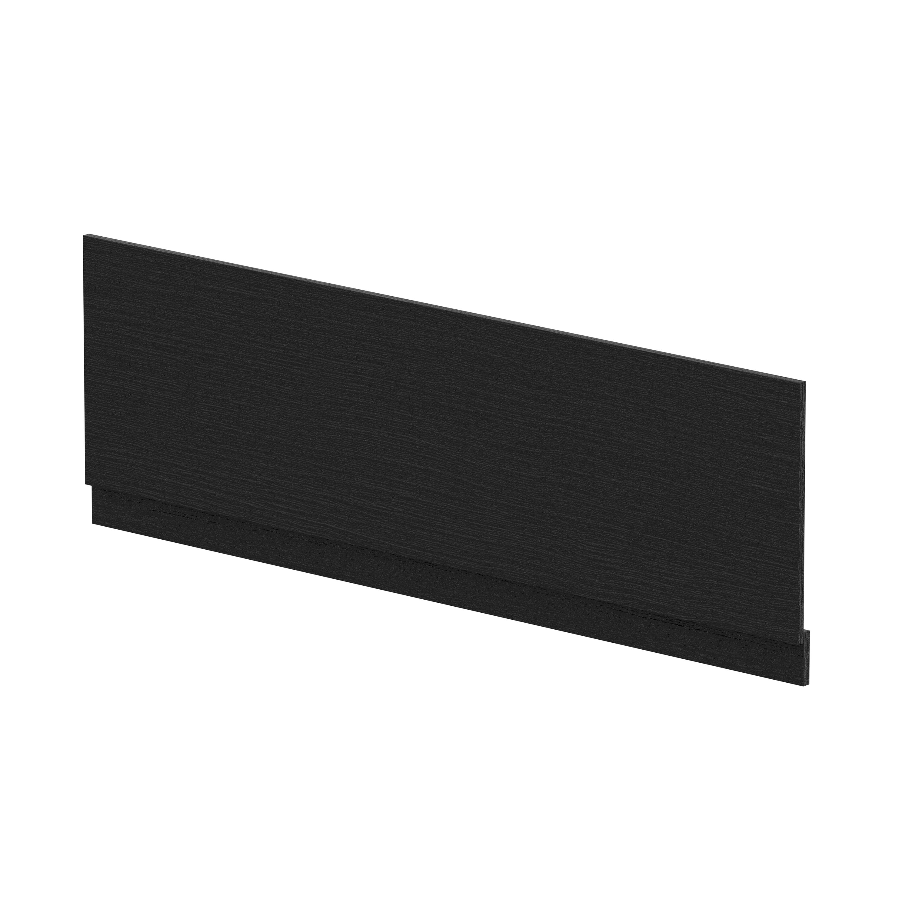 Balterley Bath MFC Front Panel & Plinth | Black | Charcoal Black | 1 ...