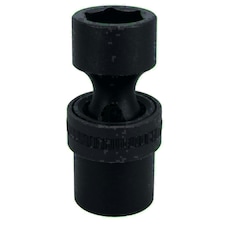18mm 1/2in Drive Universal Swivel Wobble Metric Impact Shallow Socket 6 ...