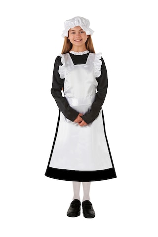 Victorian Girls Fancy Dress Poor Maid Kids Childrens Child Costume(9-10 ...