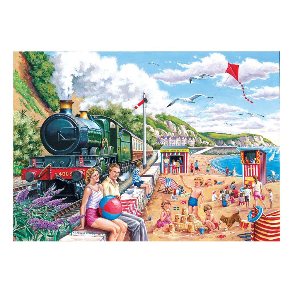 Seaside Special BIG 250 Piece Jigsaw Puzzle - Tesco Groceries