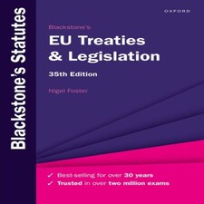 Blackstones Eu Treaties Legislation - Tesco Groceries
