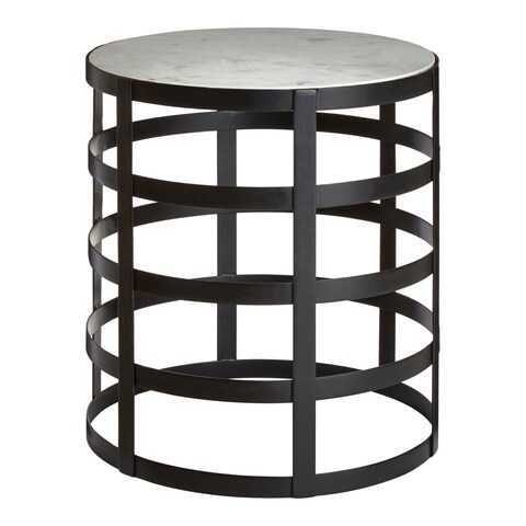 Interiors by Premier Versatile Side Table With Grid Frame, Elegant ...