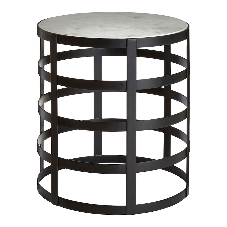 Interiors by Premier Versatile Side Table With Grid Frame, Elegant ...