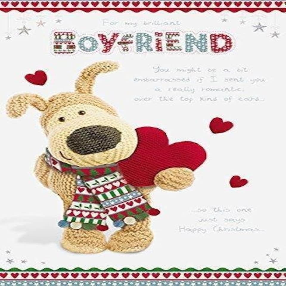 Boofle Large Boyfriend Christmas Card - Tesco Groceries