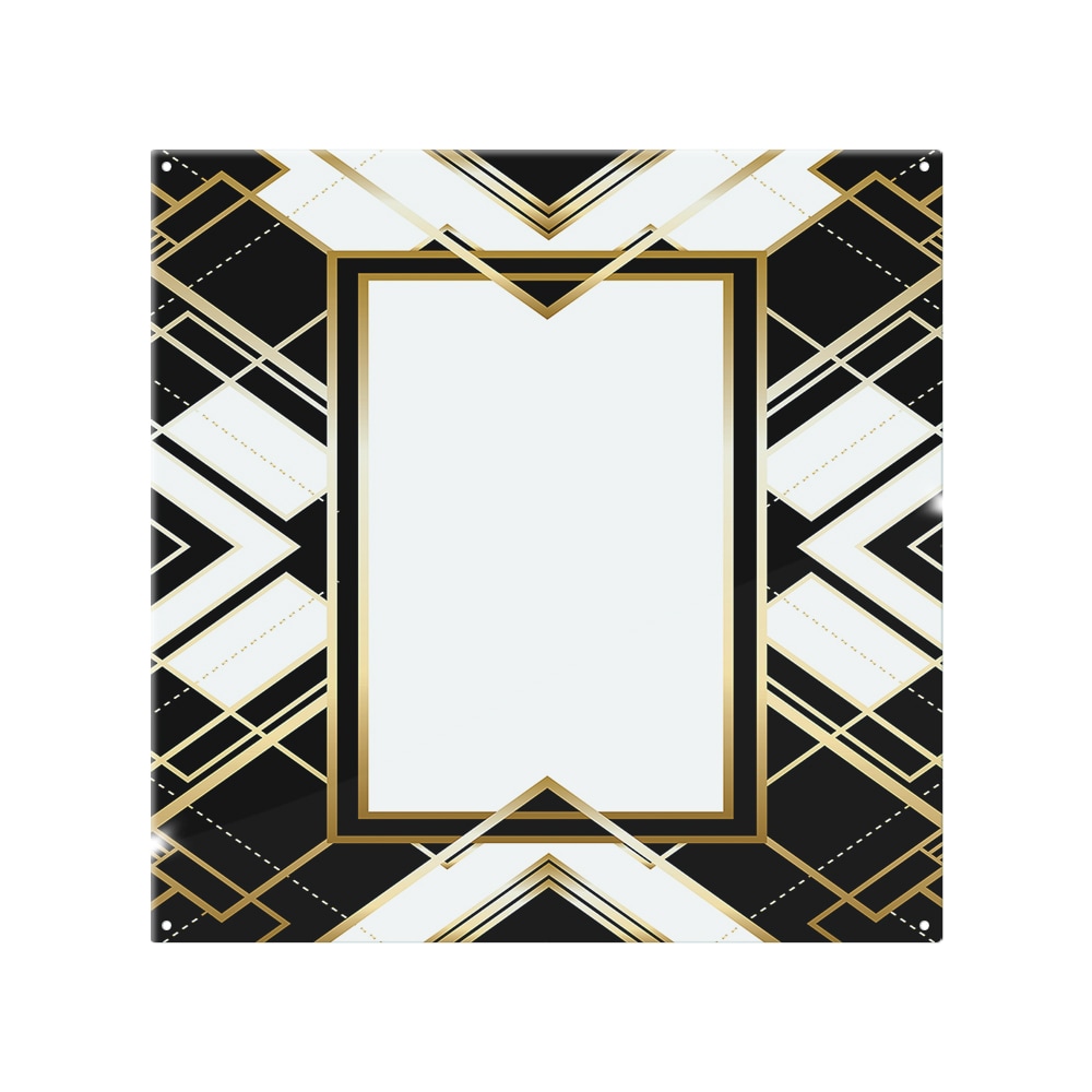 Art Deco Frame Splash Back | White - Tesco Groceries