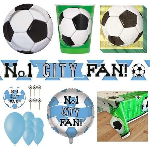 City Football 16 Person Deluxe Party Pack - Tesco Groceries