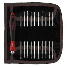Wiha SYSTEM 4 SoftFinish Interchangeable Screwdriver Set, 12 Piece ...