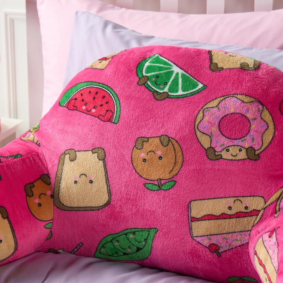 OHS Kids Sweetie Pie Print Cuddle Cushion Reading Pillow - Tesco Groceries