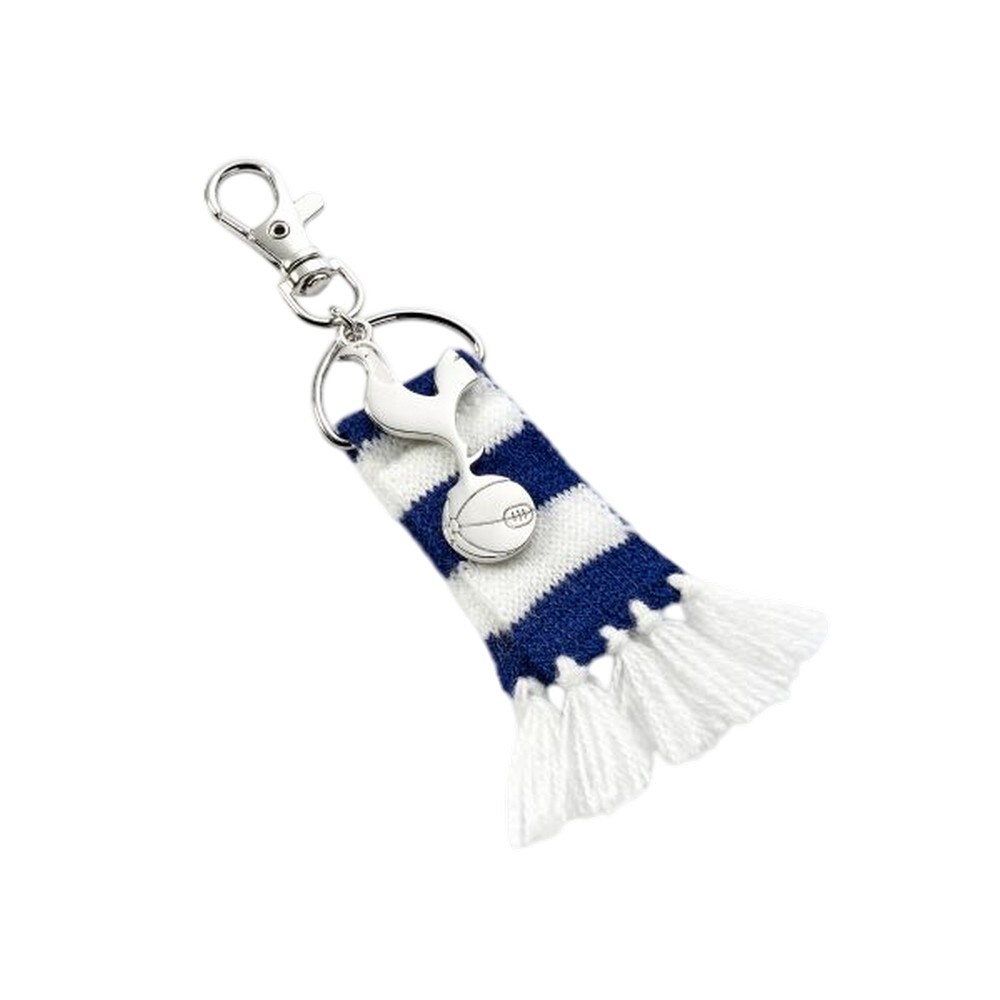 Tottenham Hotspur FC Stripe Crest Keyring | Blue | Blue/White | 1 ...