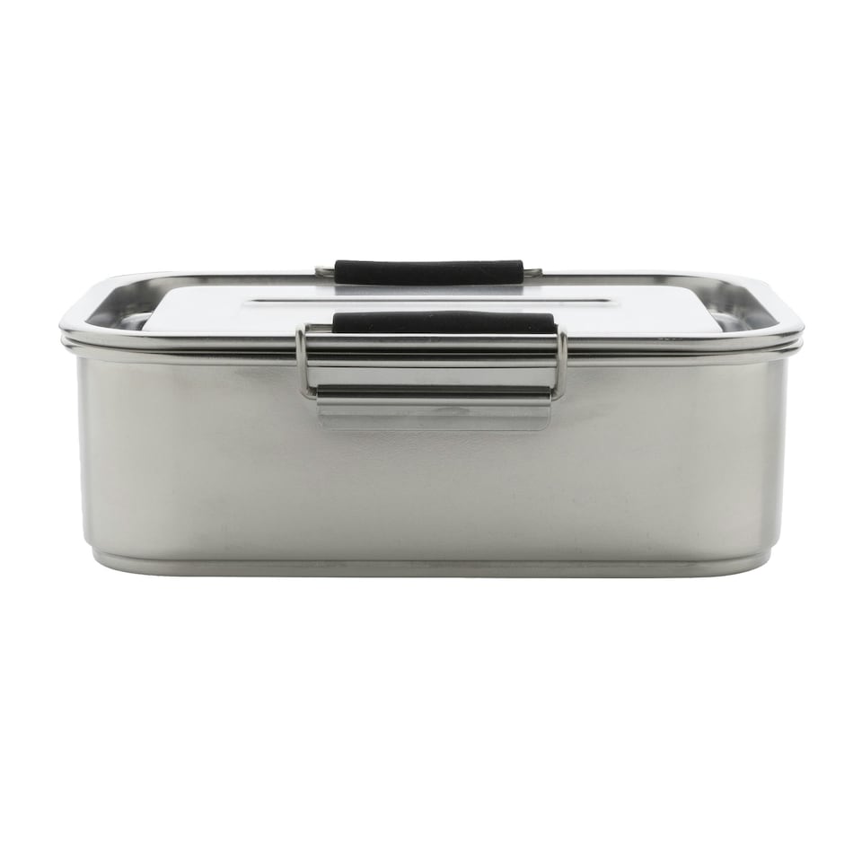XD Collection Recycled Stainless Steel Lunch Box - Silver - One Size ...
