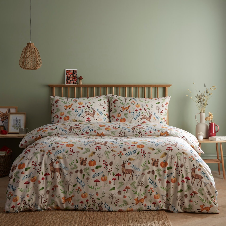 Arden Animal Print Soft Easy Care Bed Linen Bedding Duvet Cover Quilt ...