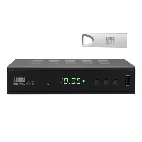 Freeview HD TV Set Top Box Receiver, 1080P, PVR with 32GB USB Stick ...