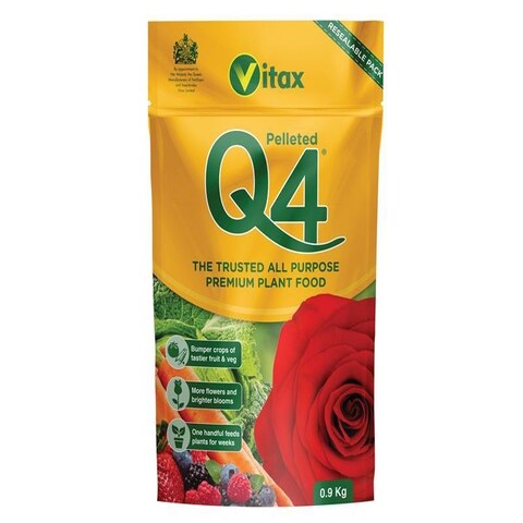 Vitax Q4 Premier All Purpose Fertiliser 0.9Kg Pouch - Tesco Groceries