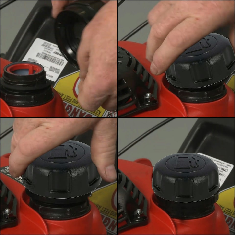 SPARES2GO Fuel Cap for Flymo XL500 Petrol Lawnmower Tank Engine GCV160 ...