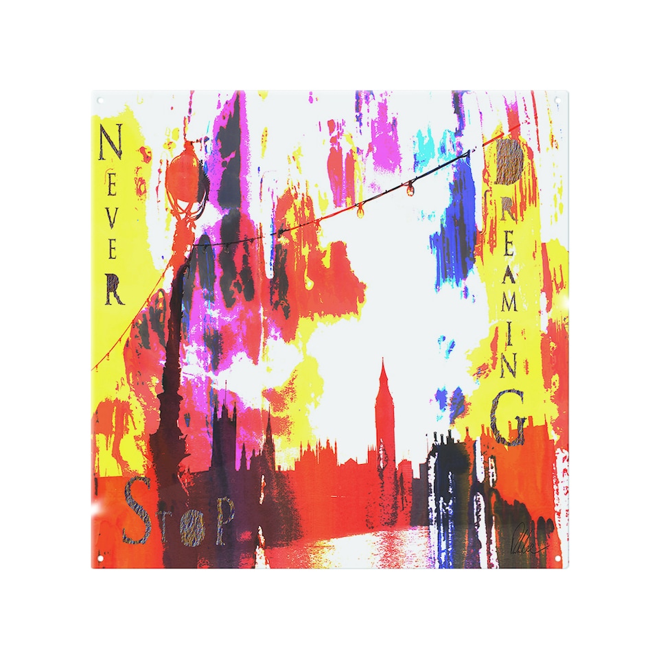 Never Stop Dreaming Splash Back | White - Tesco Groceries