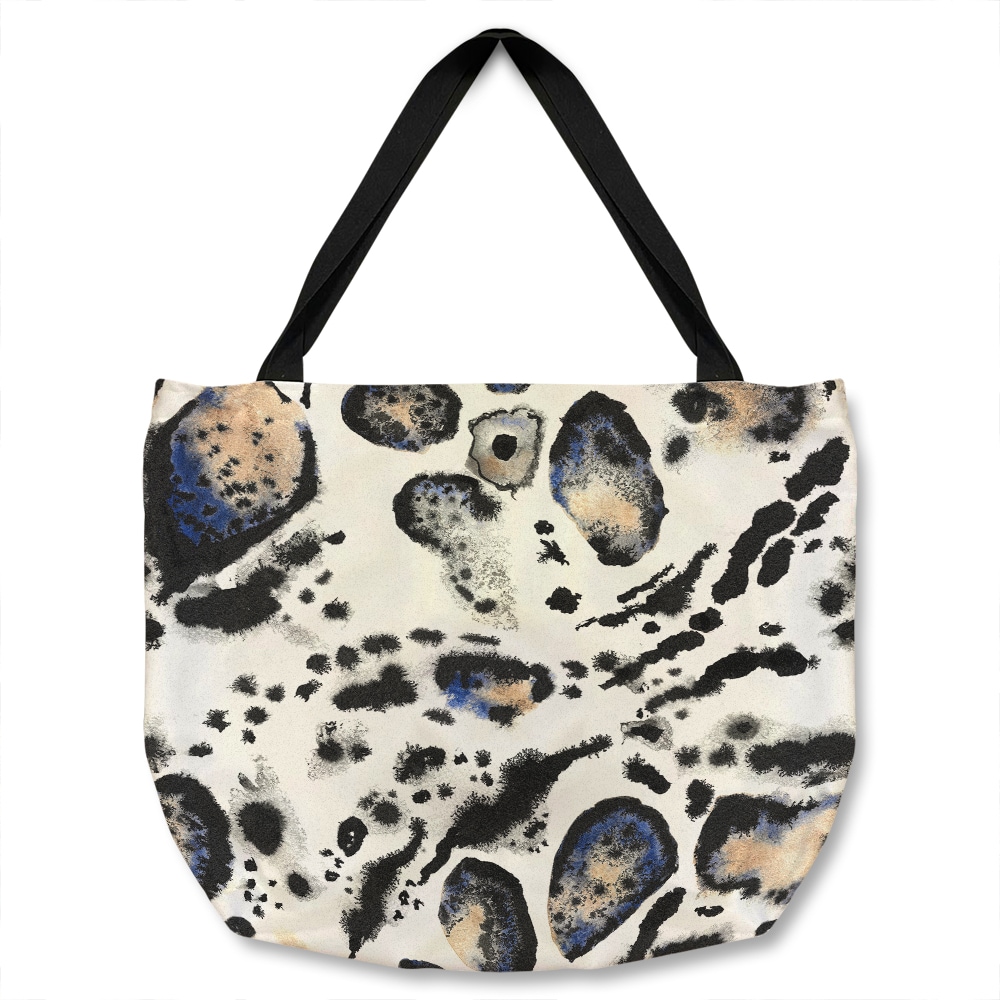 Leopard Print With Blue Tote bat | Multi - Tesco Groceries
