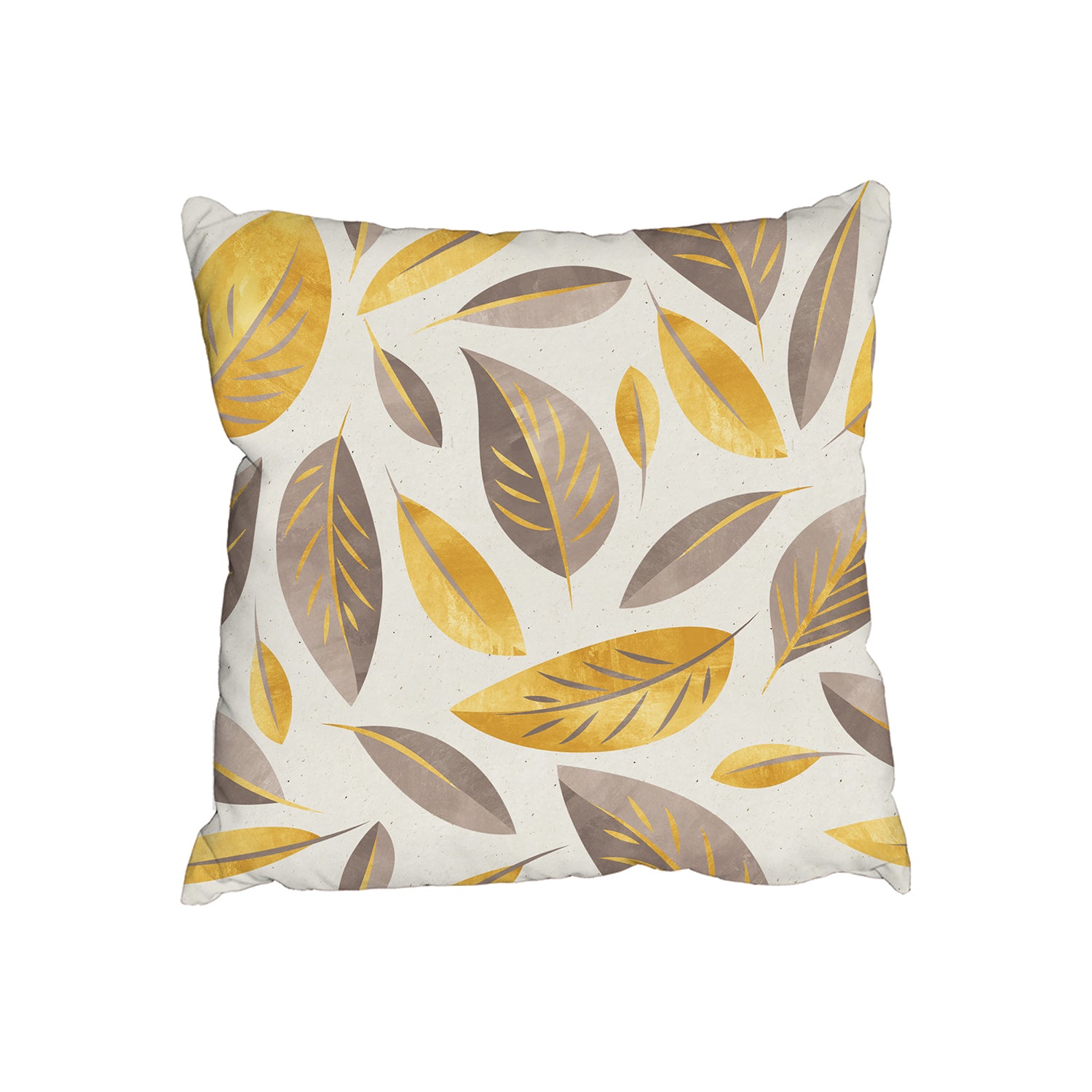 Cushions - Botanical gold and purple leaf (Cushion) - Tesco Groceries
