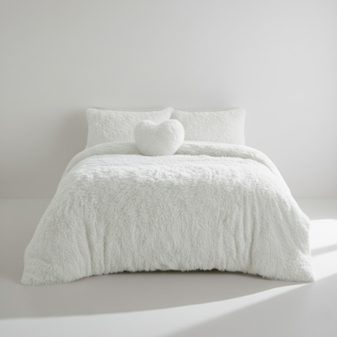 Super Fluffy Duvet Cover Ultra Soft, Cloud-Like Comfort Snug Sleep ...