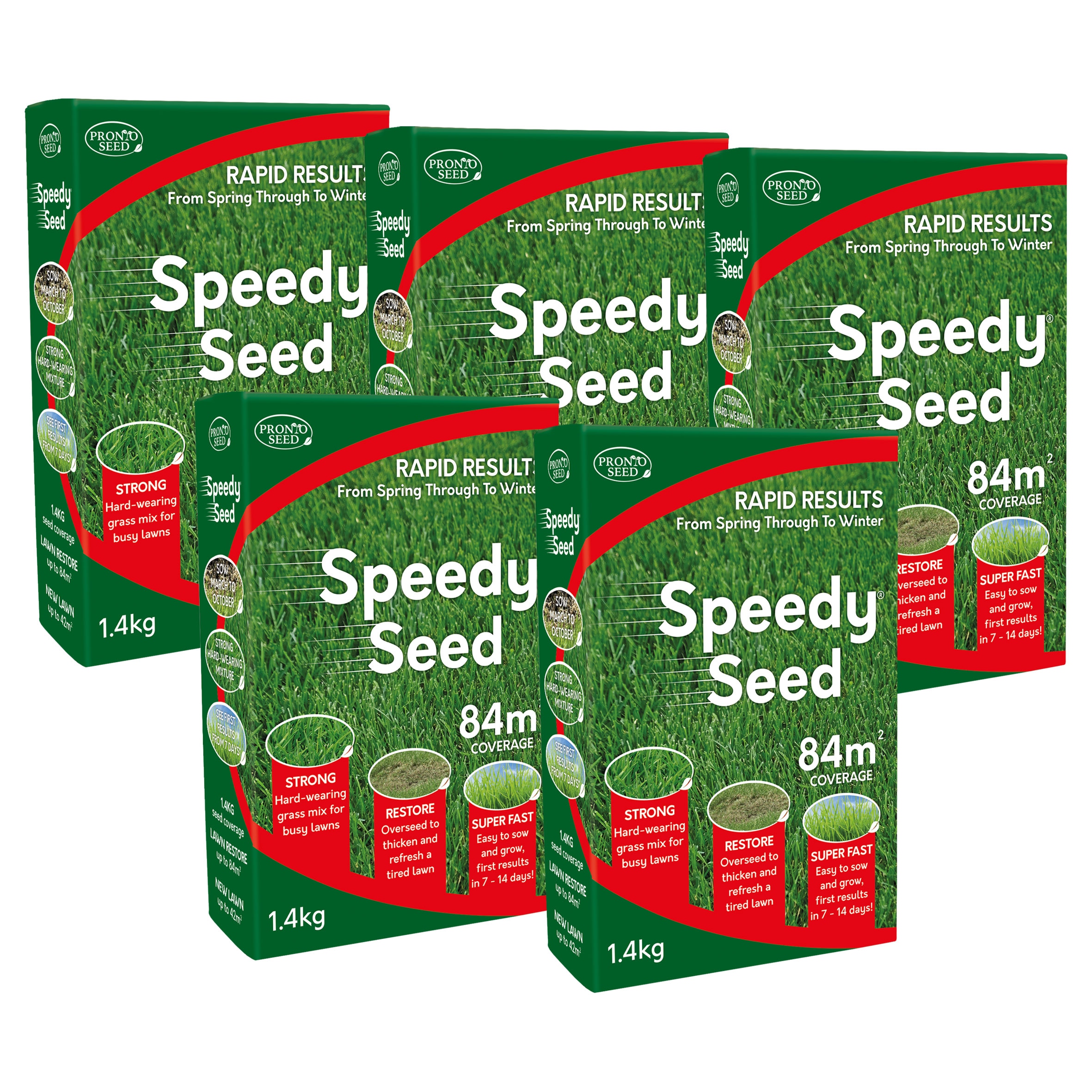 Pronto Seed Grass Seed 7KG Premium Quality 420m2 Coverage for ...