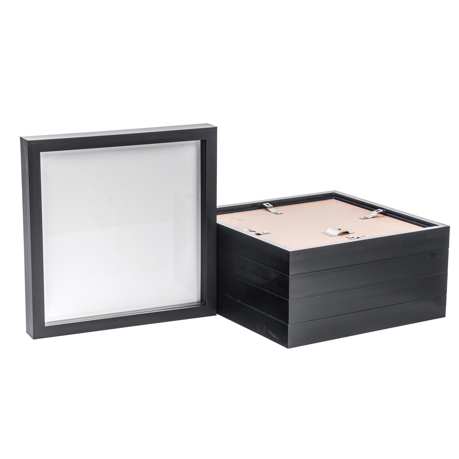 Nicola Spring 10 x 10" Photo Frames - Black - 3D Photo Frame Picture ...