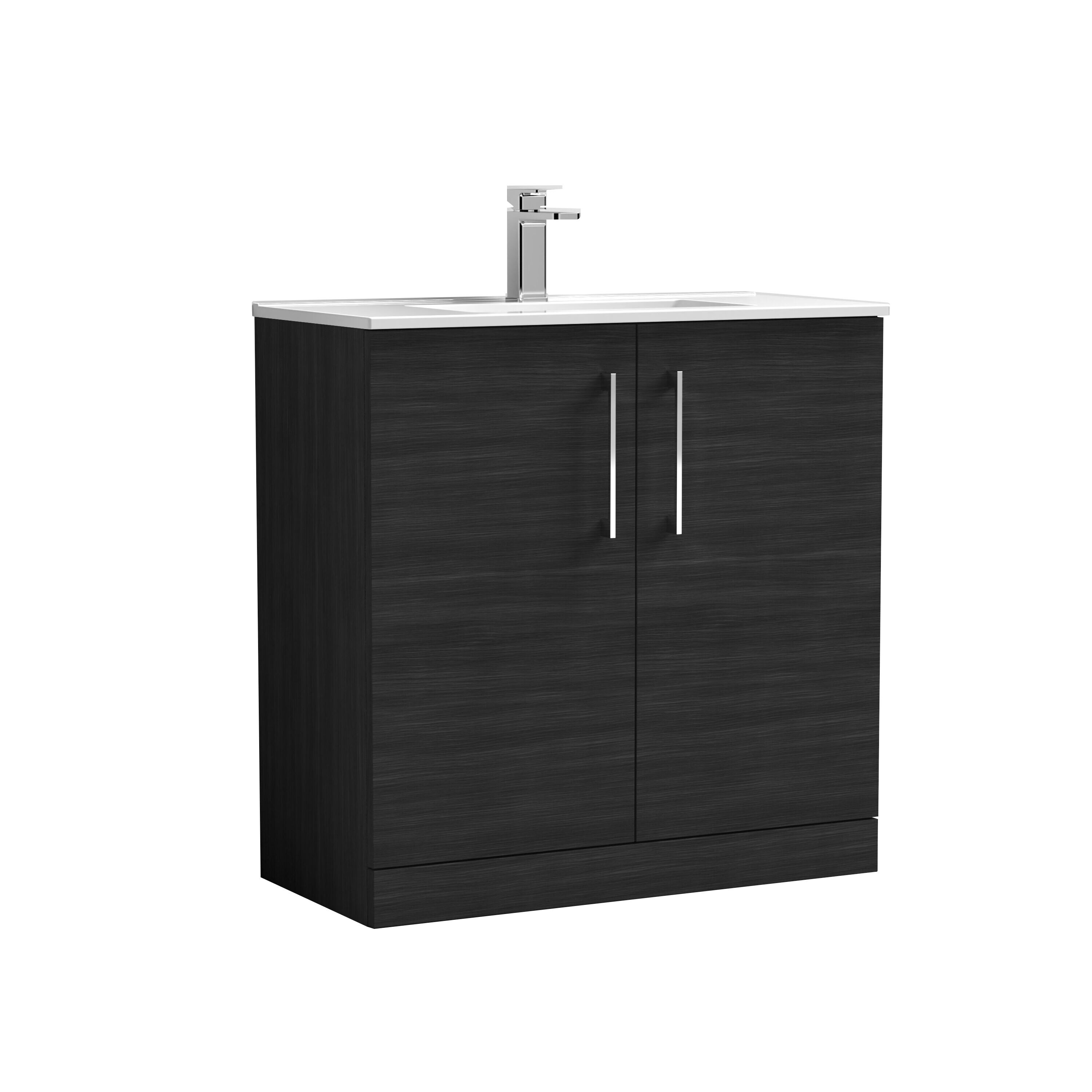 Balterley Level Modern Bathroom 2 Soft Close Door Floor Standing Vanity ...