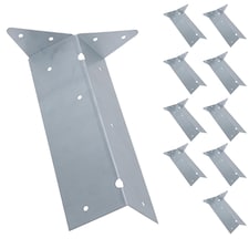 Arris Rail Bracket Fence Post Support Galvanised 225mm Panel Repair ...