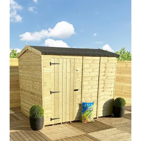 13 x 8 REVERSE Windowless Pressure Treated Tongue And Groove Single ...
