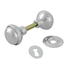 Yale Locks P405 Rim Knob - Chrome - Chrome Finish | Grey - Tesco Groceries
