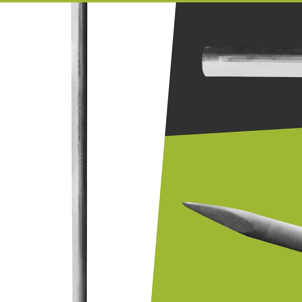 Pegdev Mild Steel Road Form Line Pins for Concrete and Marking 1 x ...