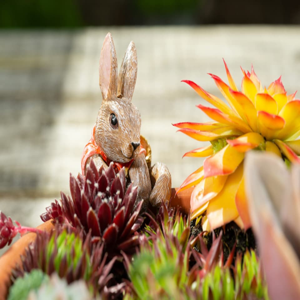 Beatrix Potter Flopsy Bunny Plant Pot Hanger - L11.5 x W6 x H6 cm ...