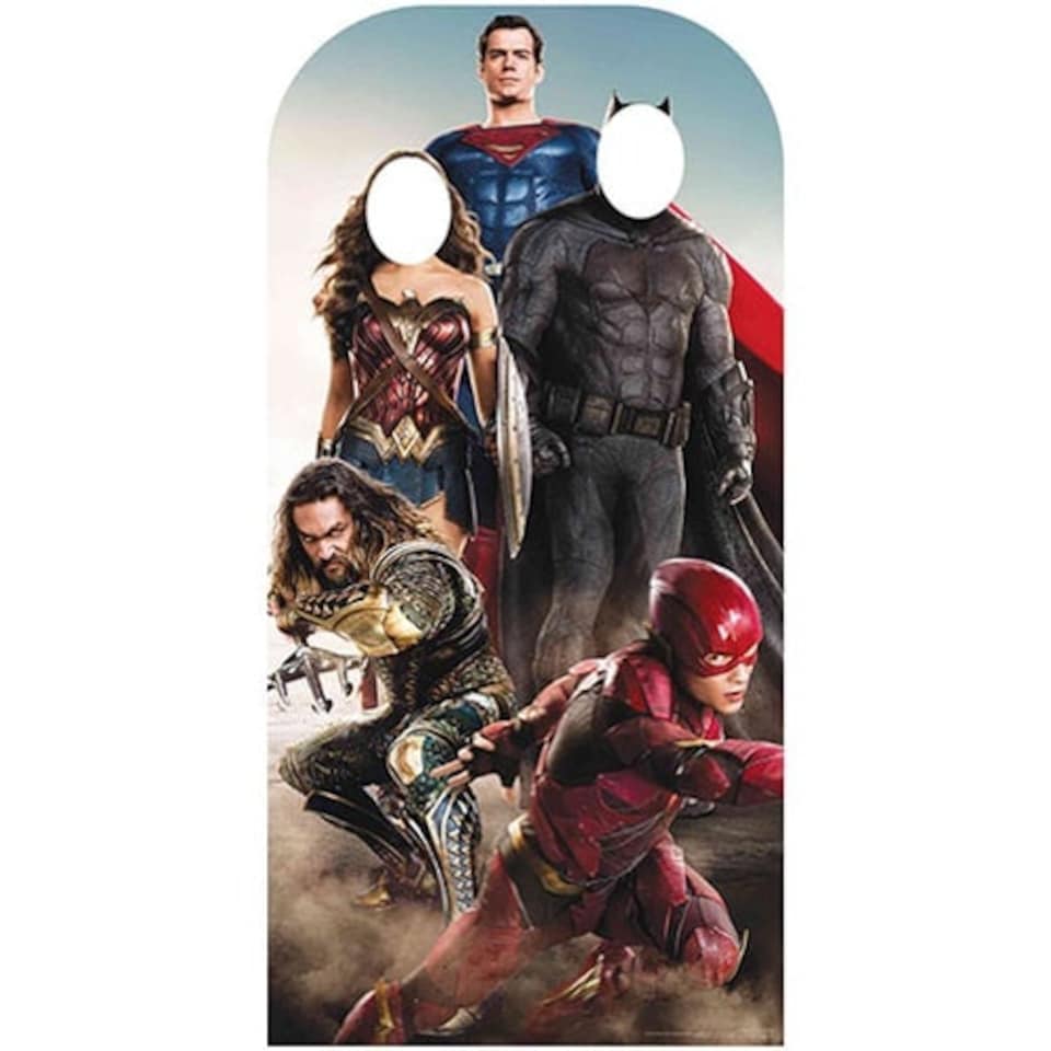 Justice League Adult Live Action Stand In Lifesize Cardboard Cutout ...