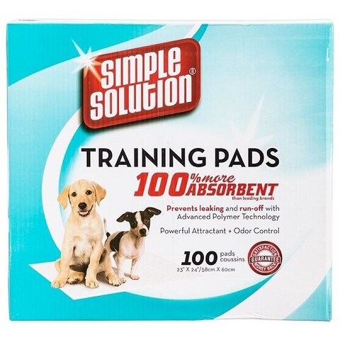 Simple Solution Puppy Training Pads (100Pk) - Tesco Groceries