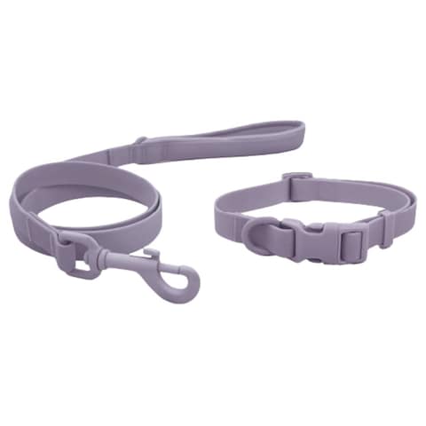 Skye & Murphy All Weather Snappy Collar & Lead Set | Purple | Lavender ...