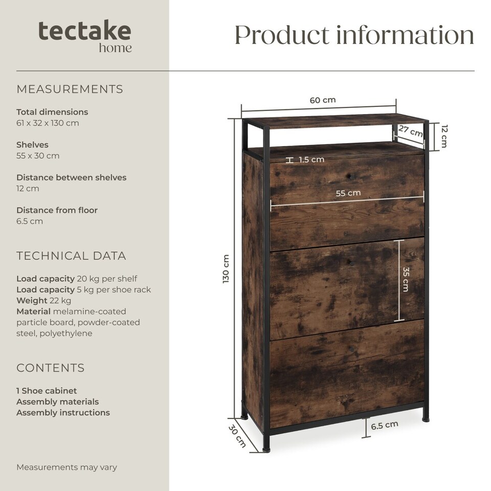 Slim Rack - 2 storage shelves, 3 tilt drawers with 2 racks per ...