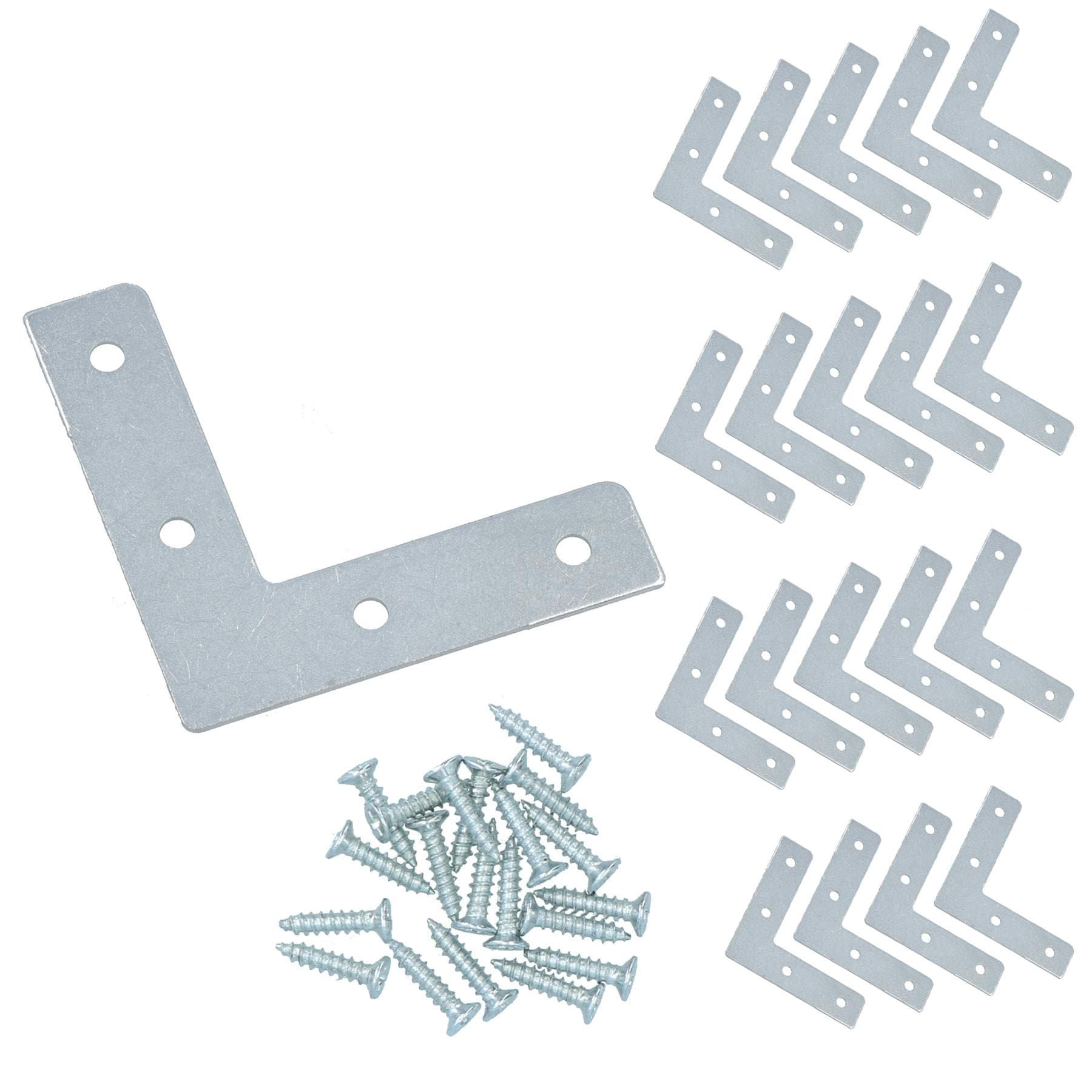 63.5mm (2.5in.) Corner Mending Plate Angle Bracket L Shape Reinforcing ...