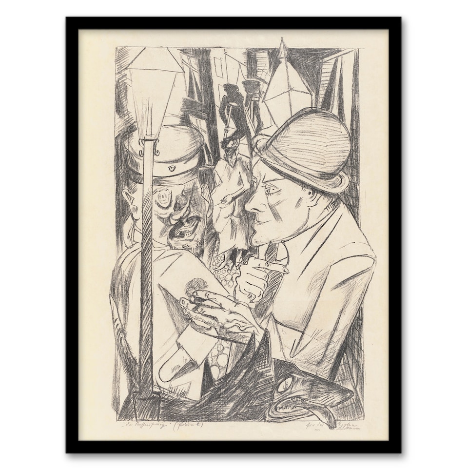 War Veteran The Way Home Max Beckmann Framed Wall Art Print 12X16 ...