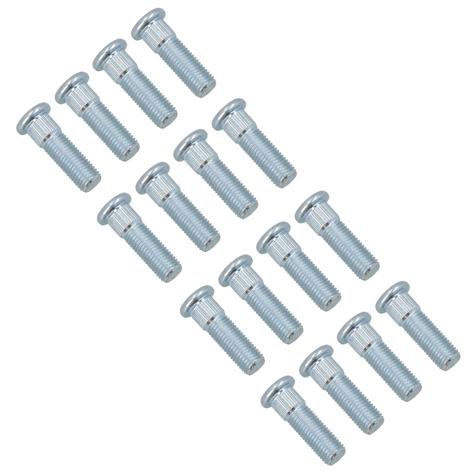 Pack of 16 M12 x 1.5 Wheel Studs For 100mm PCD 4 Stud Suspension ...