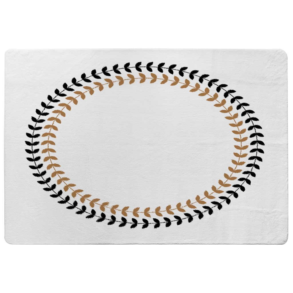 Greek Olive Tree Leaves Rug | Multi - Tesco Groceries