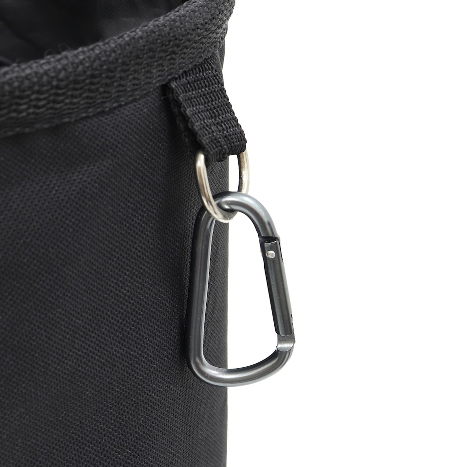 JVL Large Black Peg Bag with 200 Plastic Clothes Pegs, Assorted Colours ...
