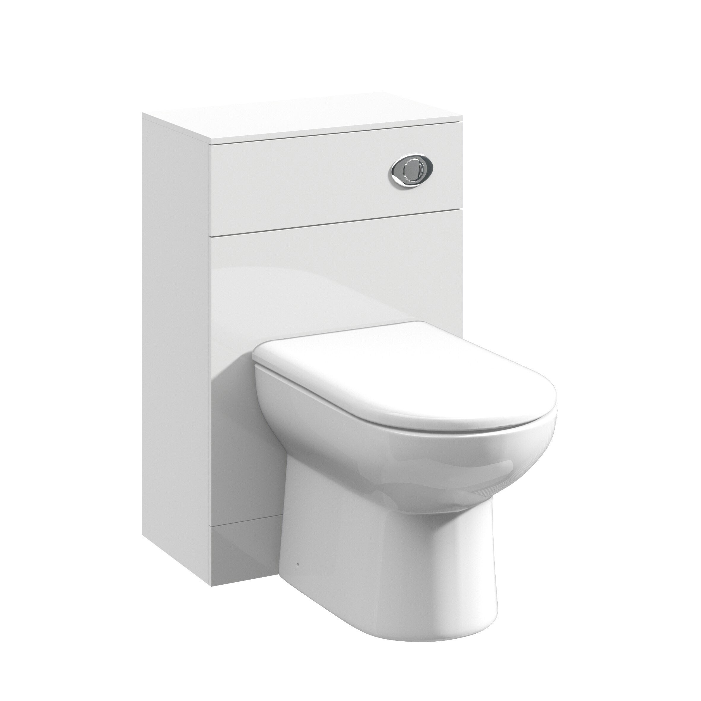 Balterley Bathroom Toilet Durable Back To Wall WC Unit | White | Gloss ...