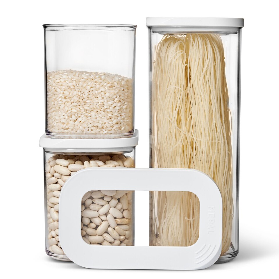 Mepal Modula Set of 3 Food Storage Container 1x 2000ml & 2x 1000ml ...