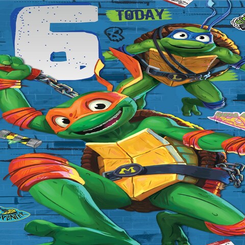 Teenage Mutant Ninja Turtles Age 6 Birthday Card - Tesco Groceries